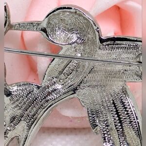 Avon | Jewelry | Vintage Avon Large Hummingbird Brooch Silver Tone ...